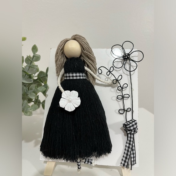 Other | Handmade Macrame Doll Frame | Poshmark